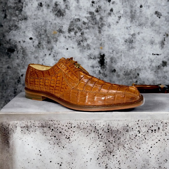 Belvedere | Shoes | Belvedere Colombo Camel Genuine Hornback Crocodile ...